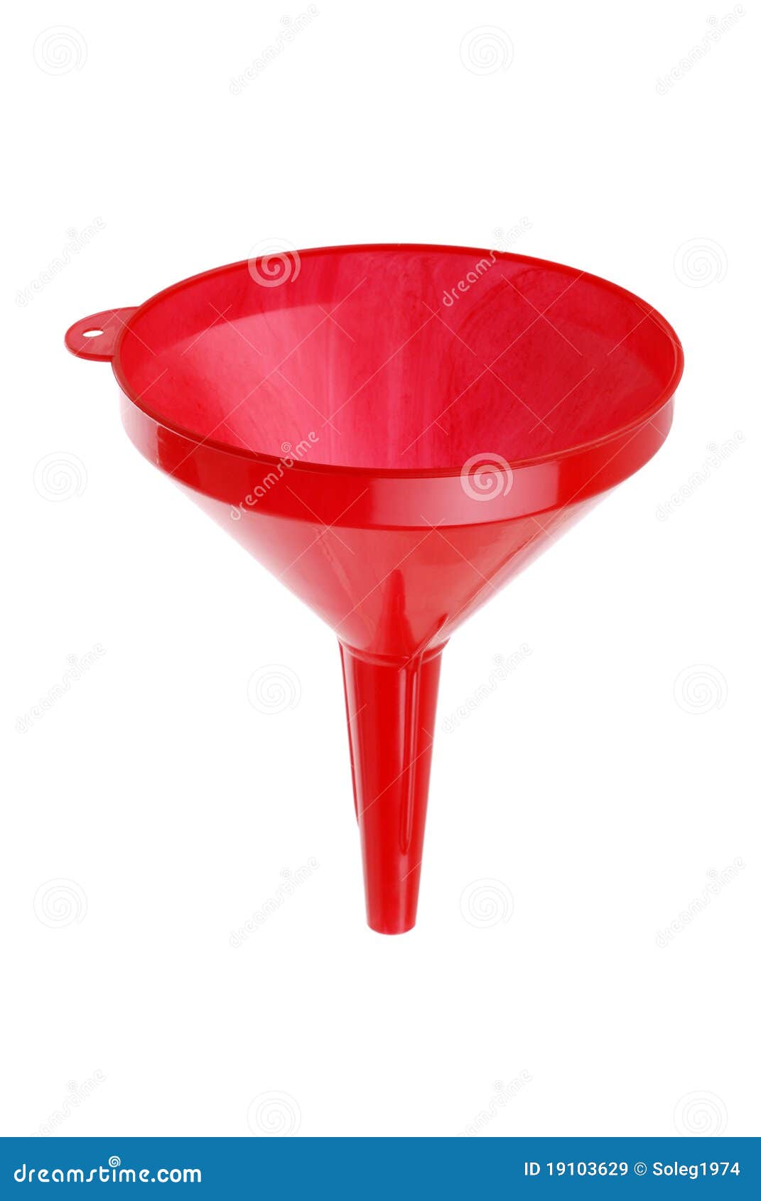 Plastic Funnel Isolated On White Background Royalty-Free Stock Image ...