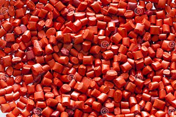 Red plastic granules stock photo. Image of chemistry - 29491248