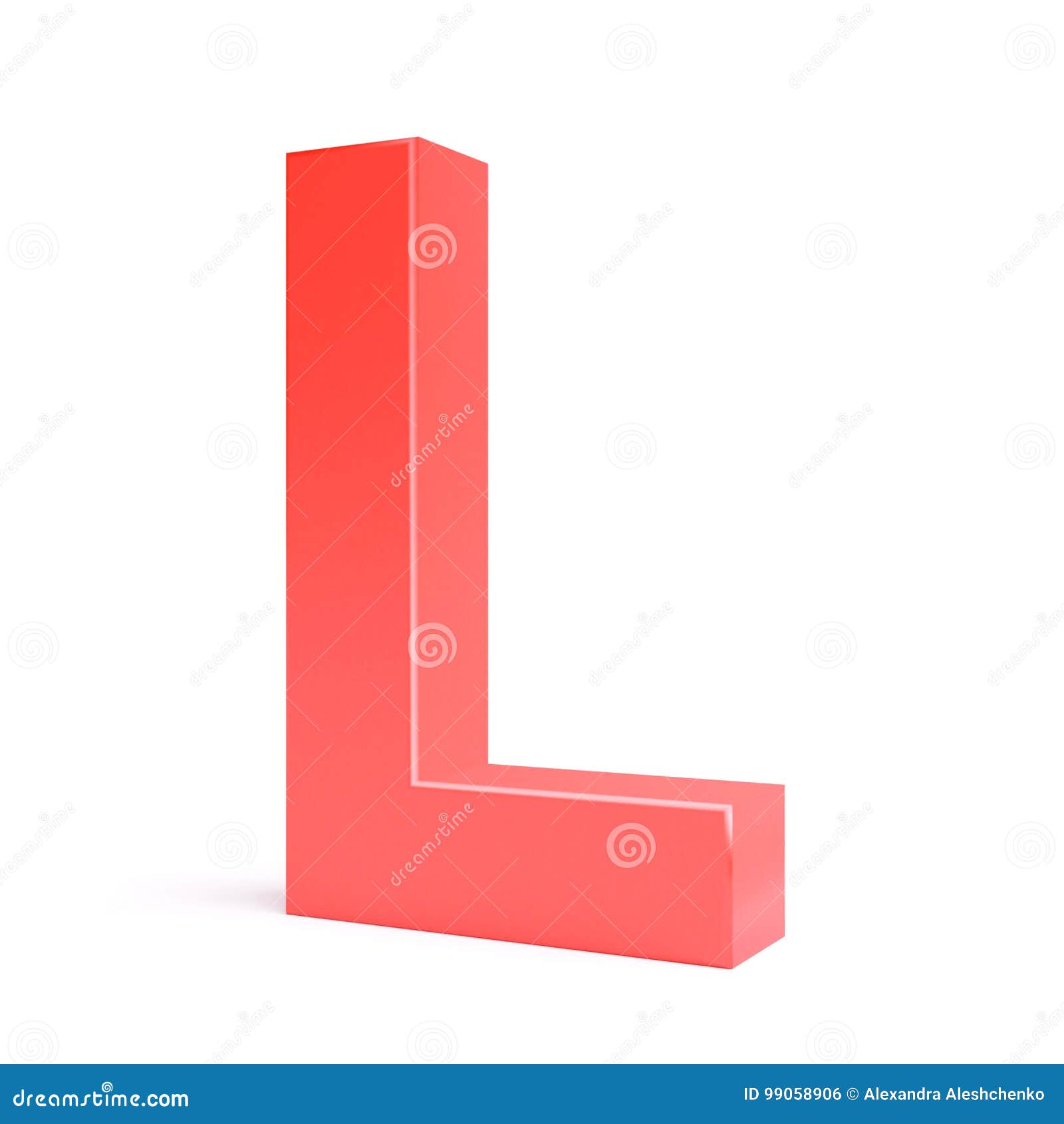 Red plastic letter stock illustration. Illustration of alphabet - 99058906