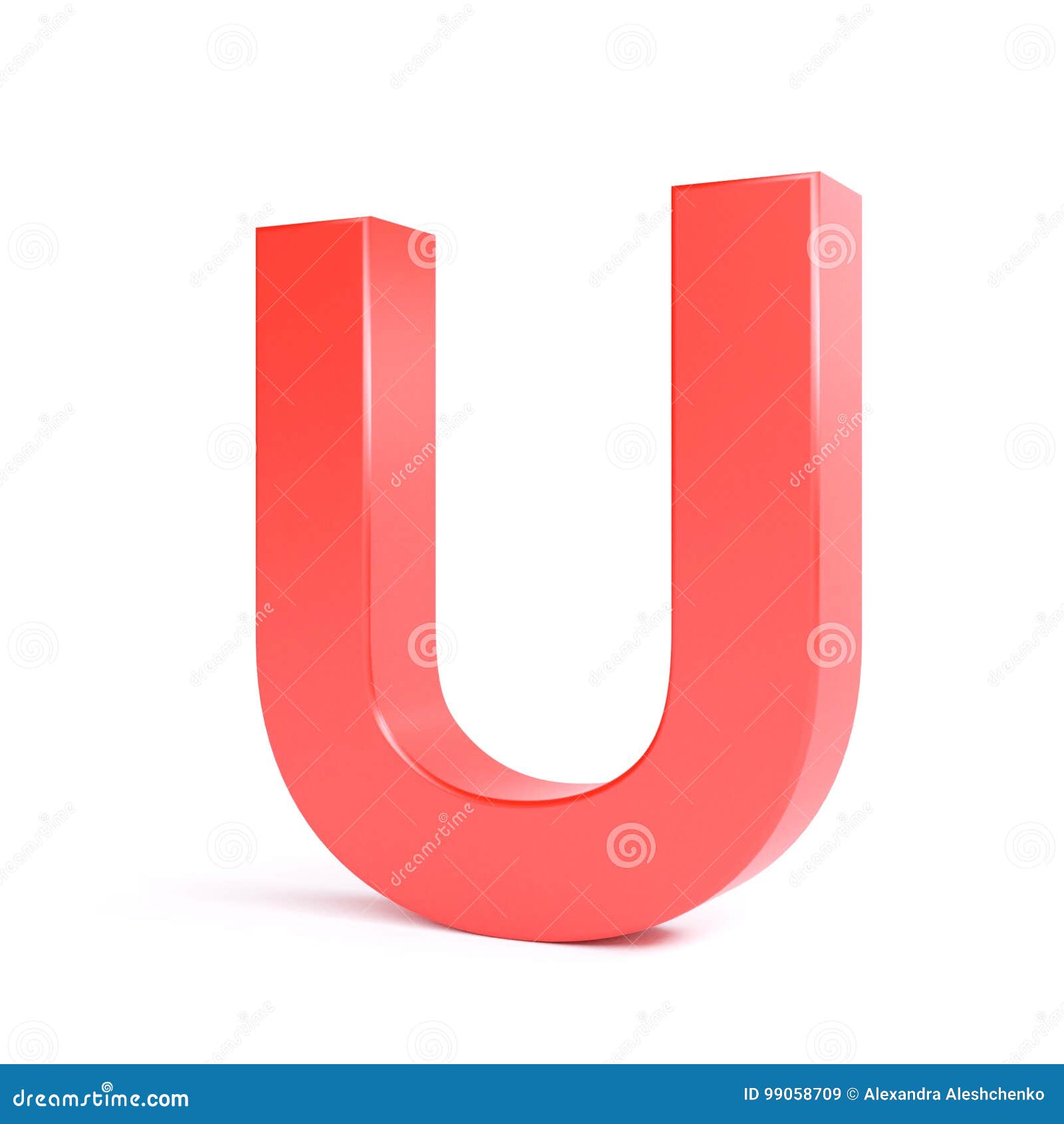 Red plastic letter stock illustration. Illustration of font - 99058709