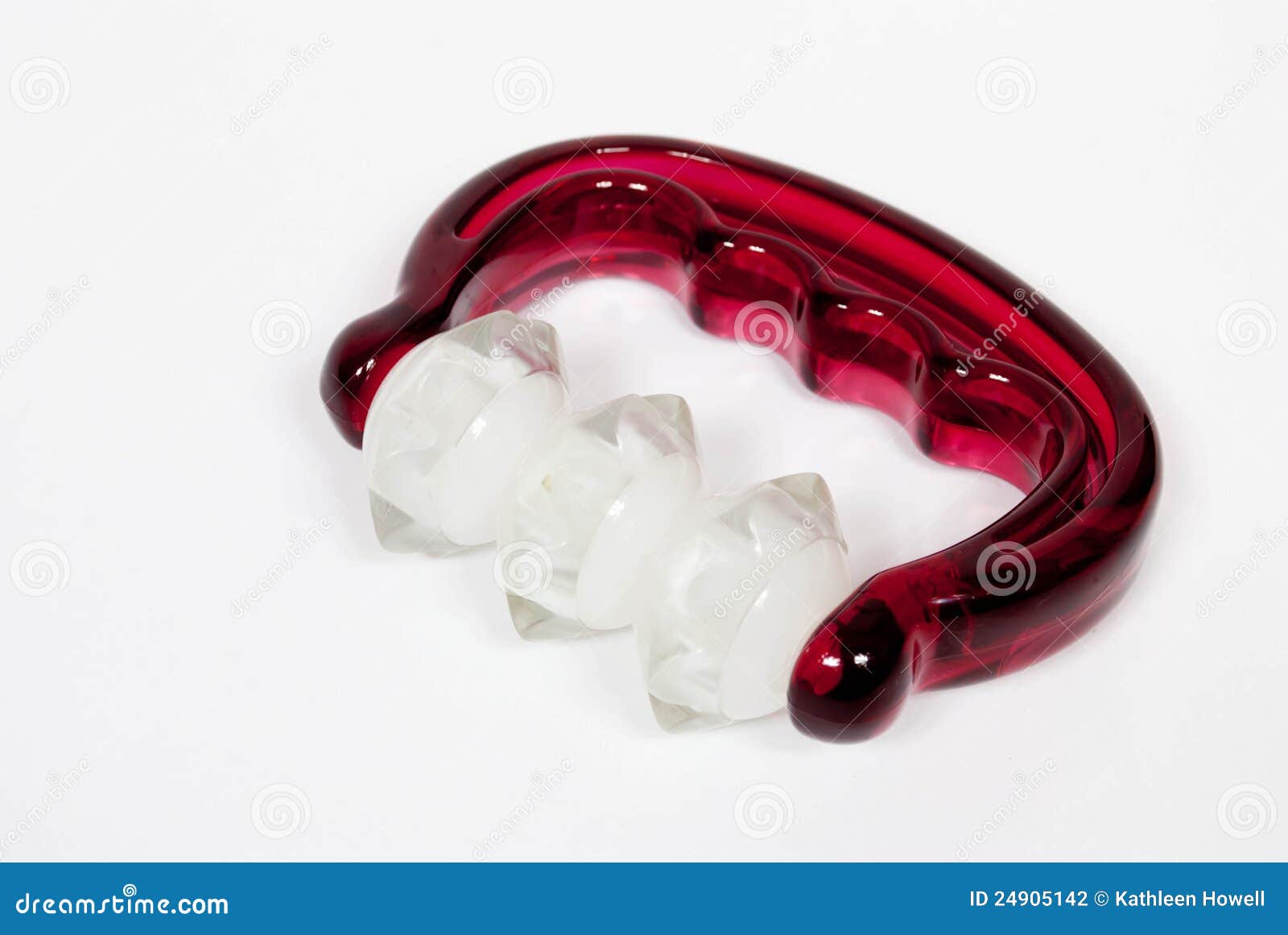 Red Plastic Massager stock photo. Image of tool, massage - 24905142