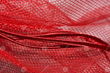 Red Plastic Netting Abstract. Stock Image - Image of netting, closeup ...
