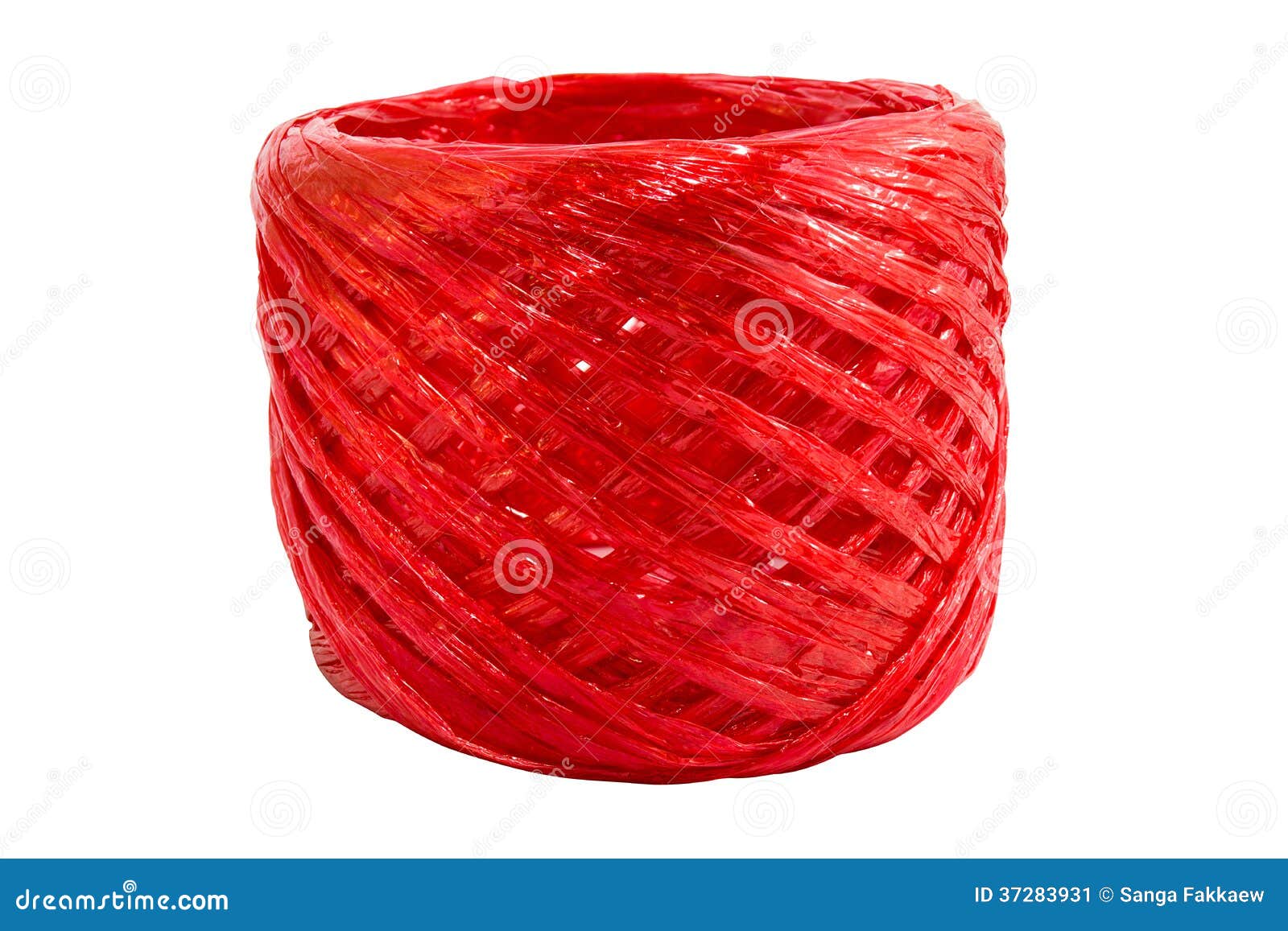 Red plastic rope stock image. Image of cable, coil, nylon - 37283931