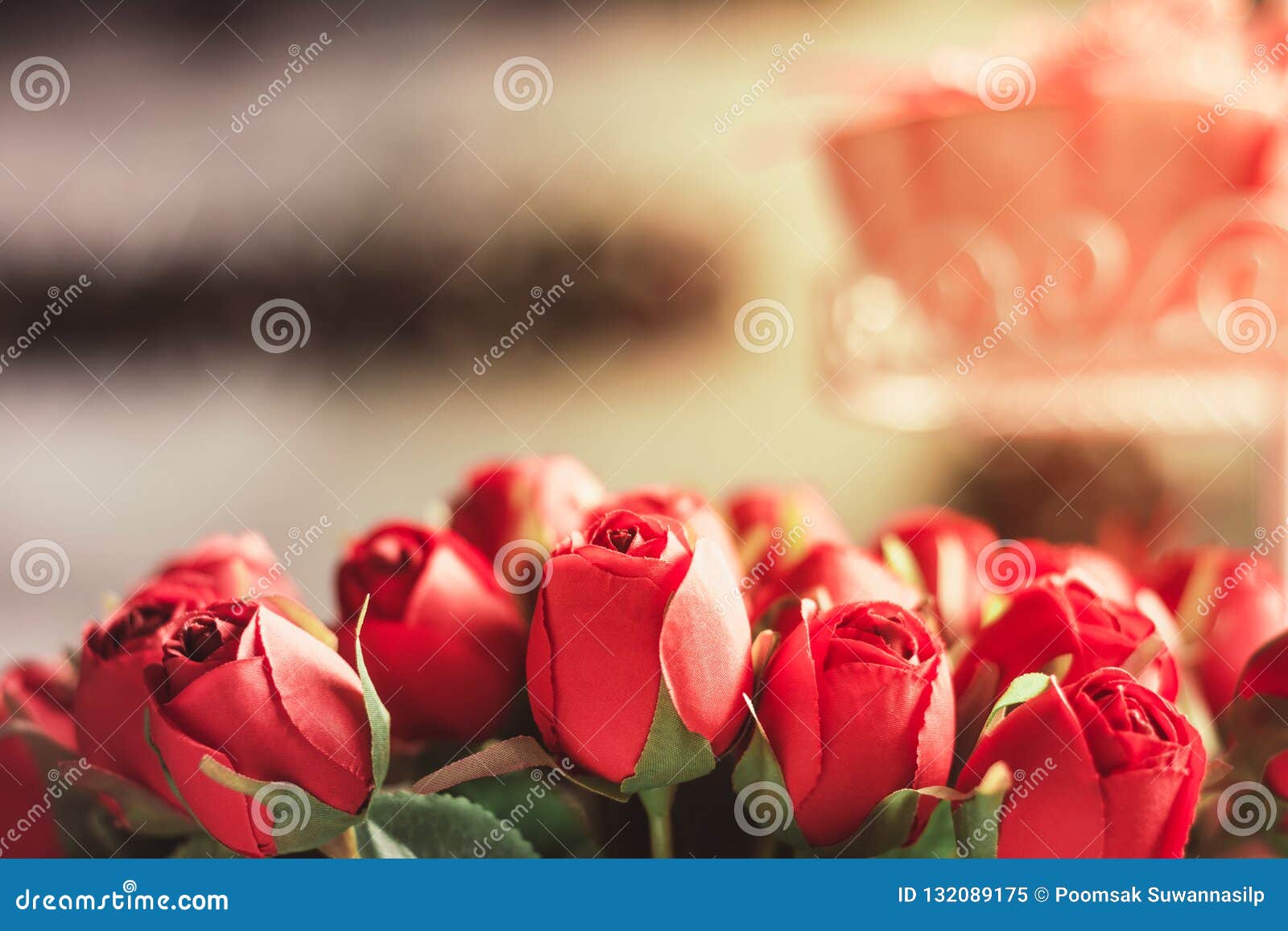 Plastic Roses Flowers Background Stock Photography | CartoonDealer.com ...