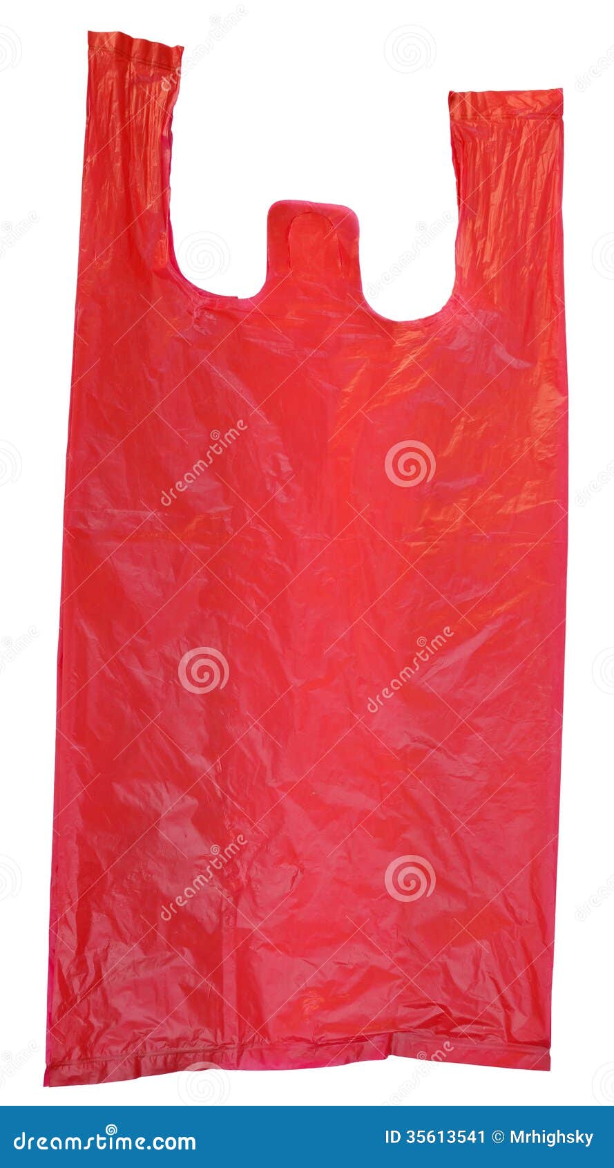 Red Plastic Shopping Bag stock image. Image of shopping - 35613541