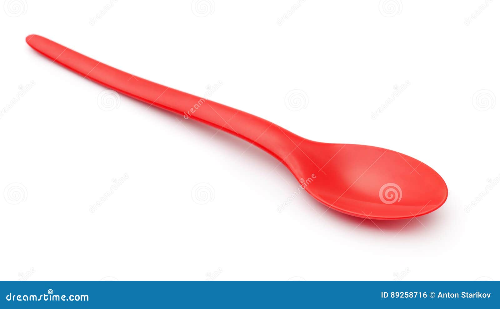 Red plastic spoon stock photo. Image of plastic, macro - 89258716