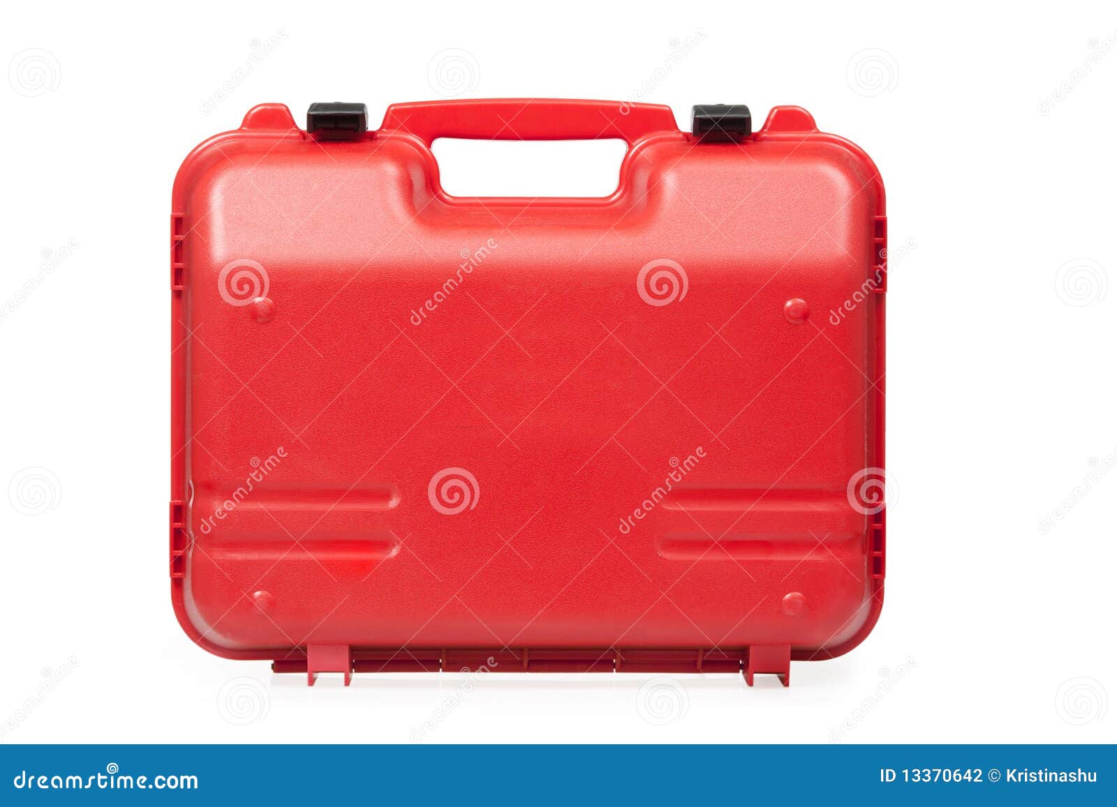 Red plastic toolbox stock photo. Image of equipment, handy - 13370642