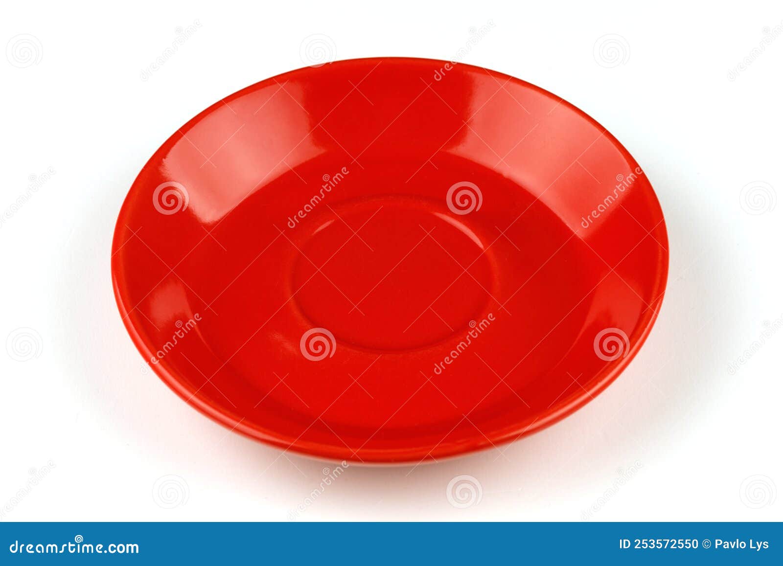 Red Plate Isolate Side View Stock Photo - Image of food, isolated ...