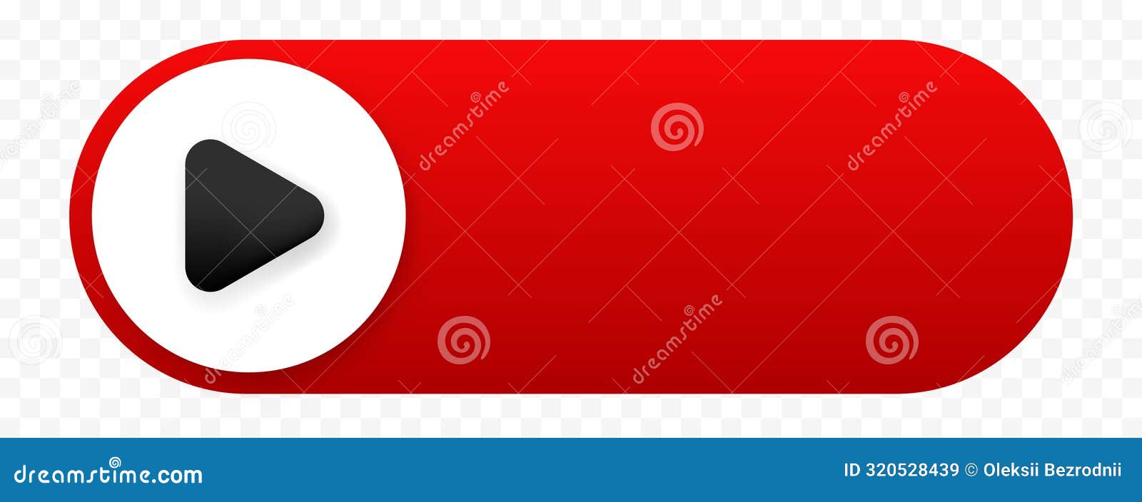 Red Play Button Symbol. Minimalist Play Button . Stock Vector ...