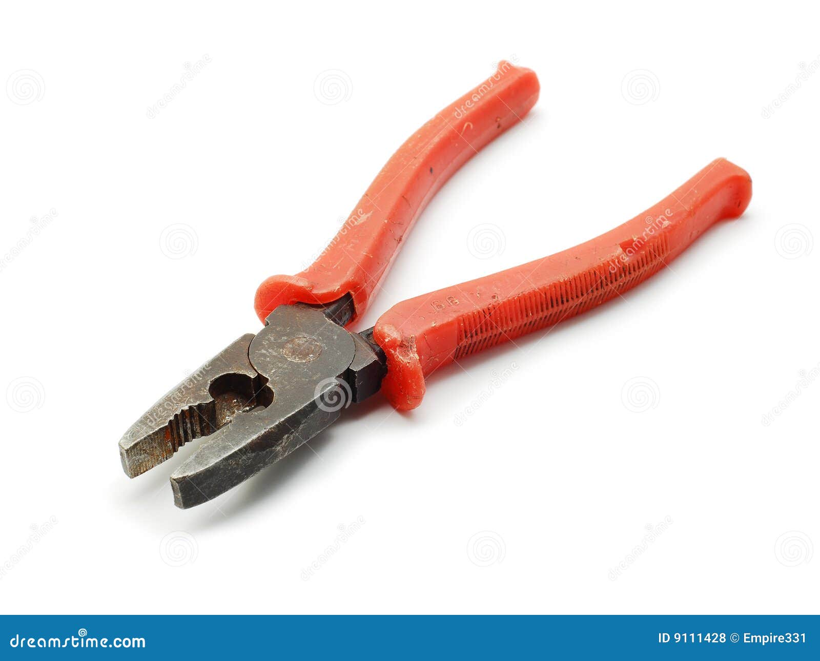 Red pliers stock photo. Image of industry, industrial - 9111428
