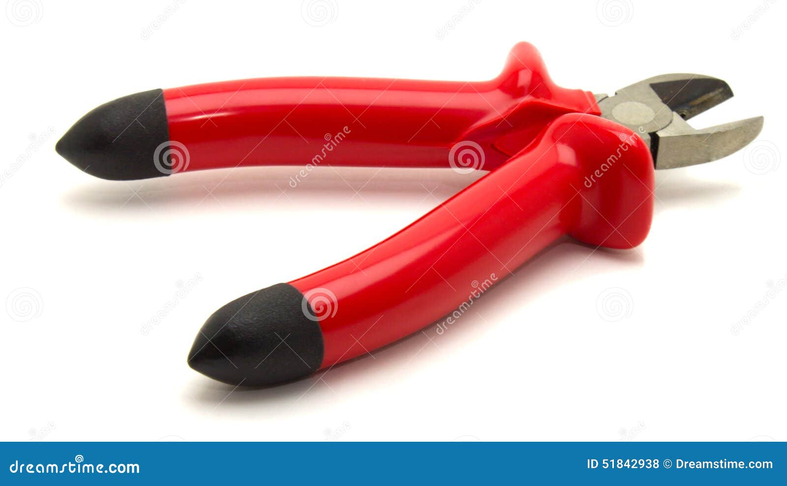 Red pliers stock photo. Image of equipment, industrial - 51842938