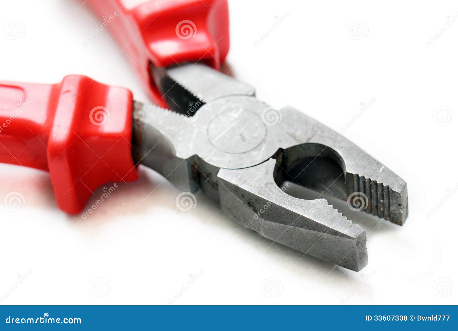 Red pliers stock photo. Image of isolated, cutters, mechanic - 33607308