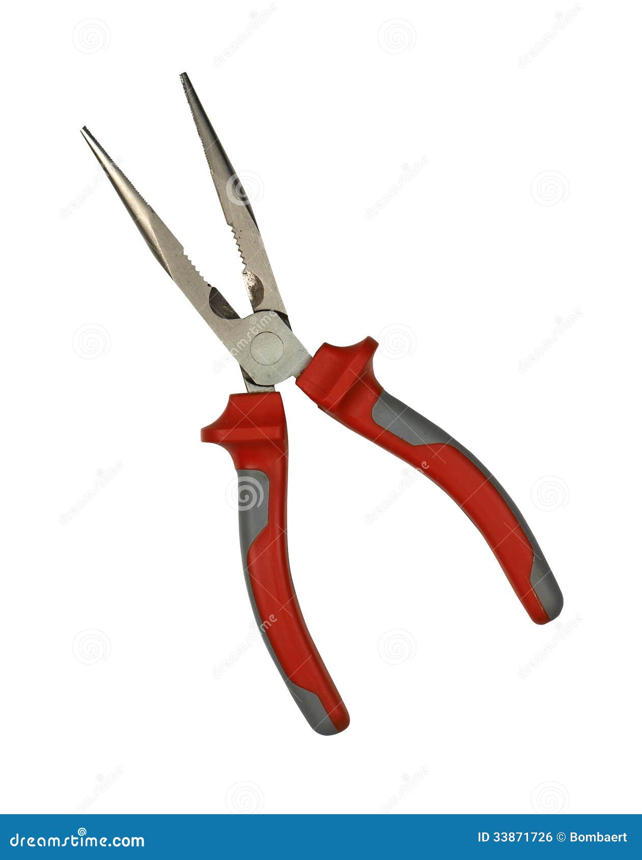 Red pliers stock photo. Image of screwdriver, metal, equipment - 33871726