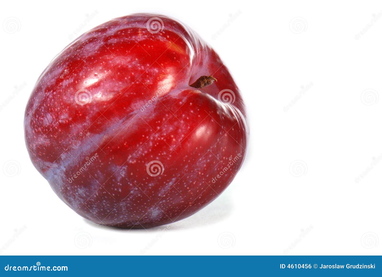 Red plum stock photo. Image of healthy, colorful, crimson - 4610456