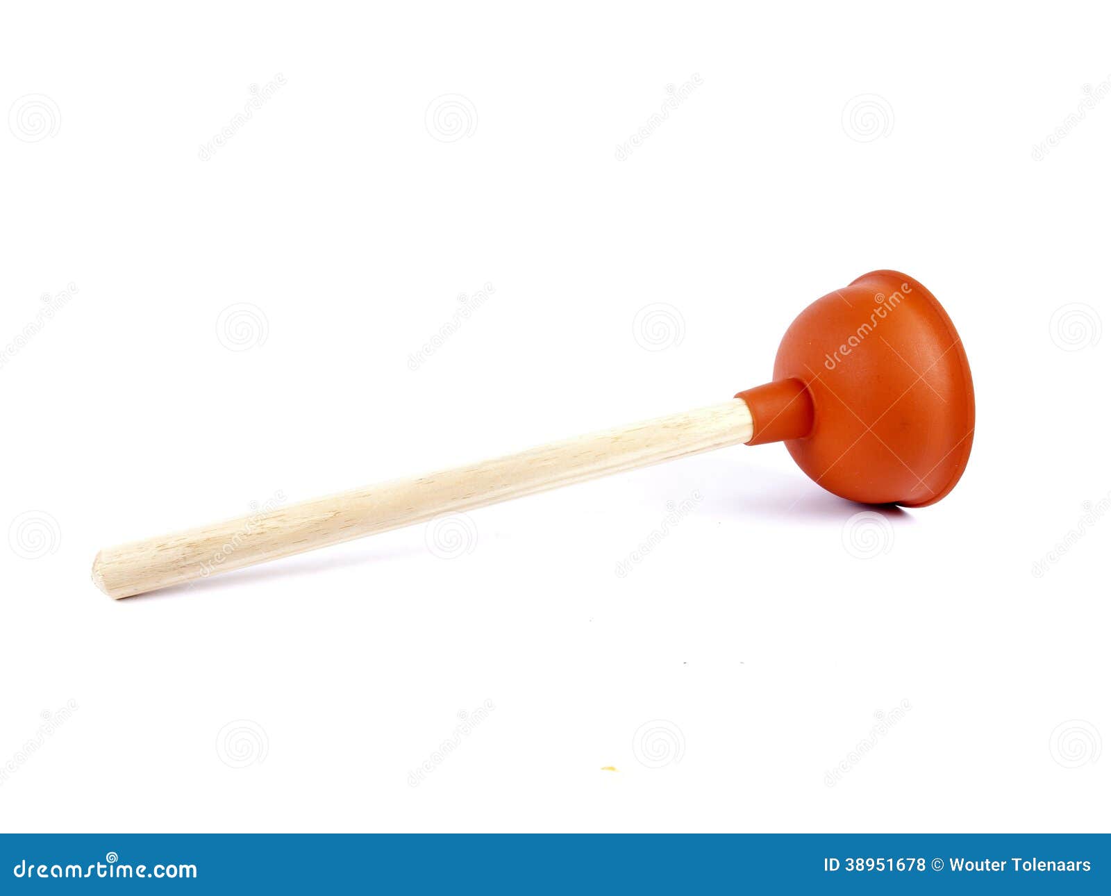 Red plunger stock photo. Image of sink, hardware, household - 38951678