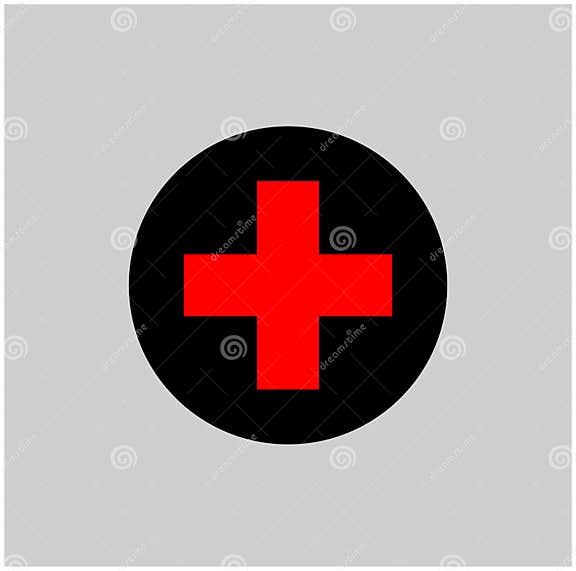 Red Plus Sign Vector Icon. Plus Symbol Stock Vector - Illustration of ...