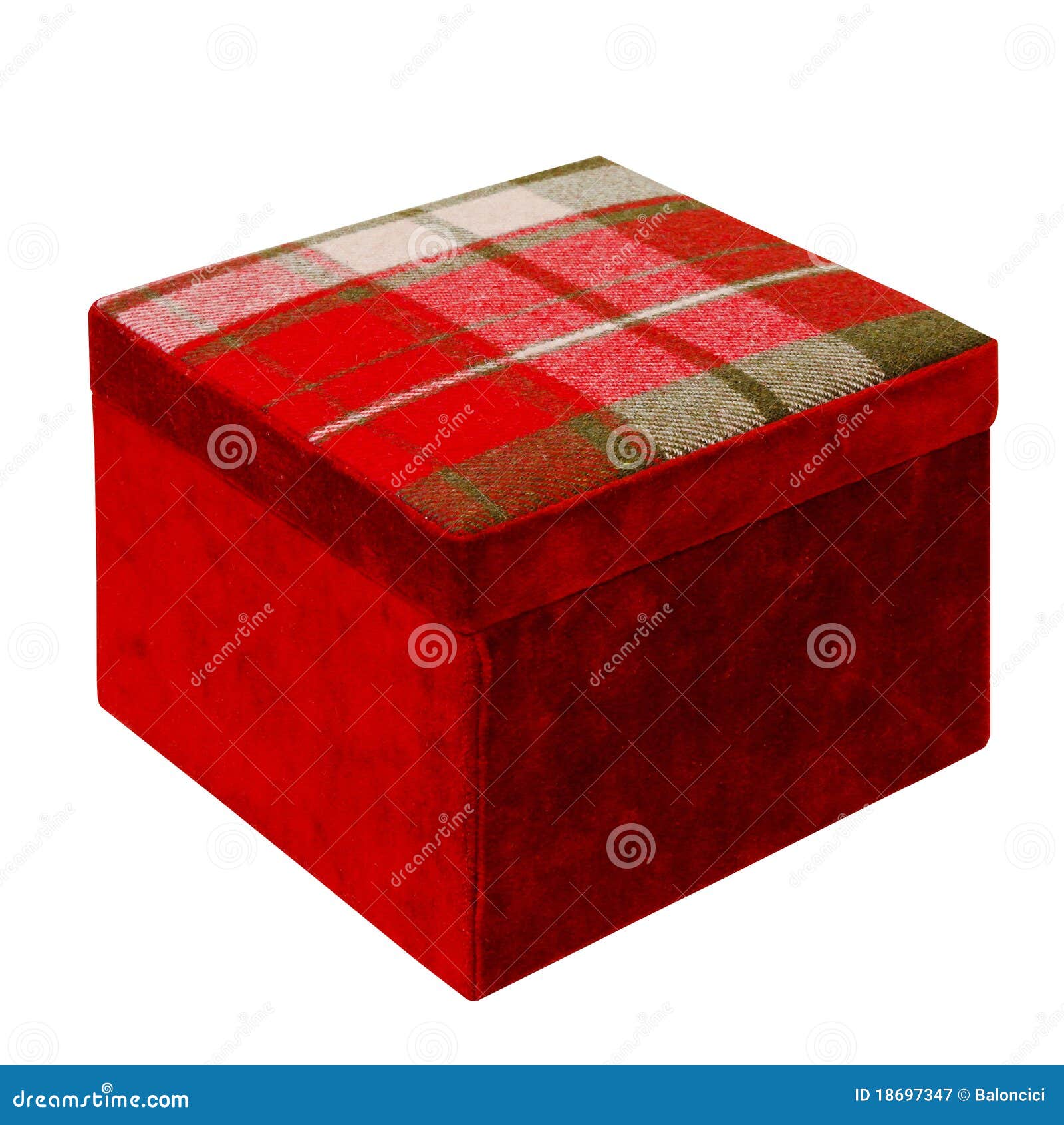 Red plush box stock image. Image of container, pattern - 18697347