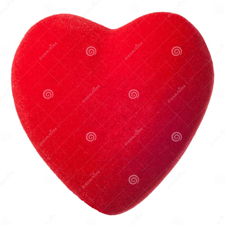 Red plush heart stock photo. Image of gifts, event, color - 18292950