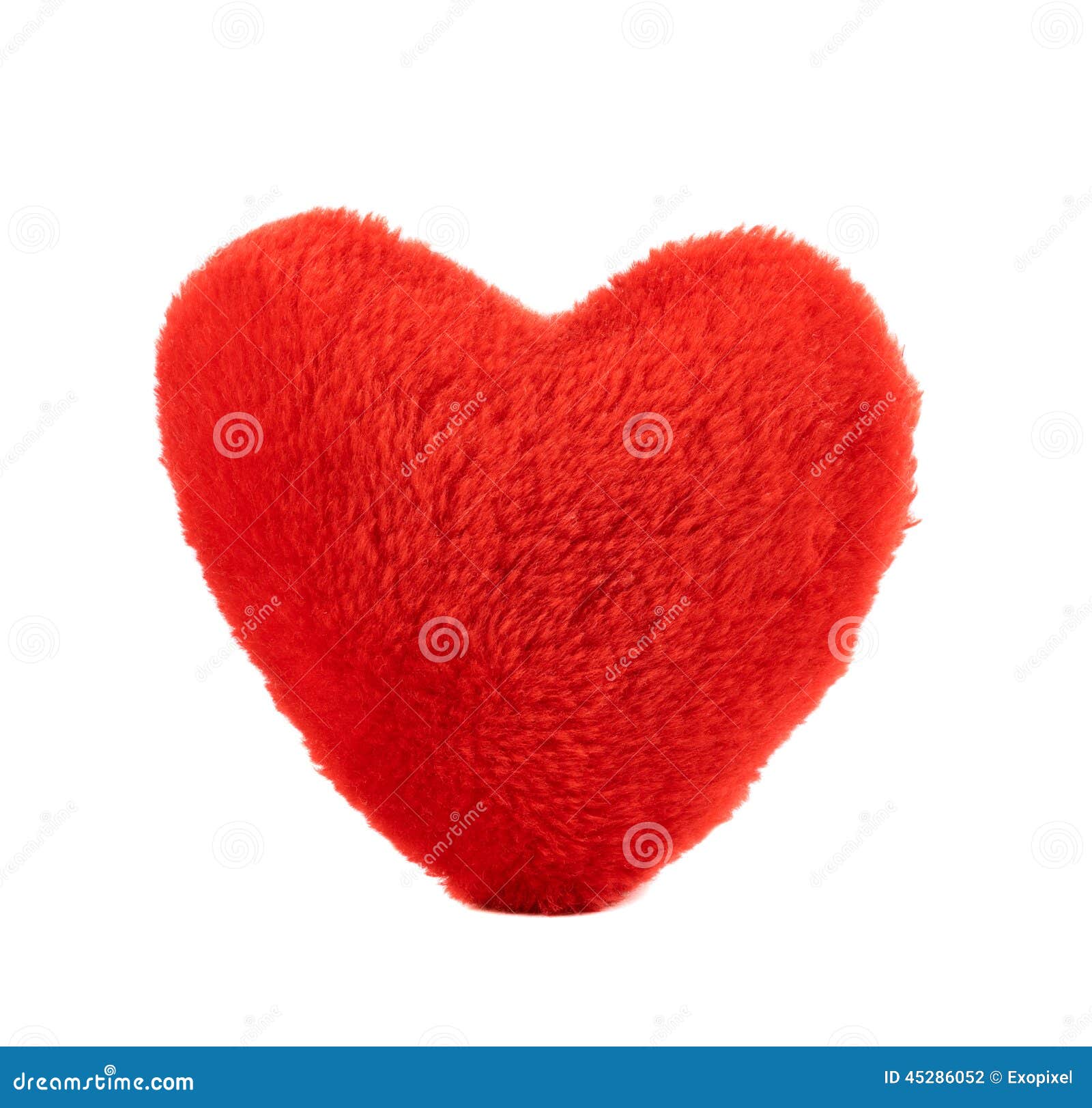 Red Plush Heart In The Small Shopping Cart Stock Photo | CartoonDealer ...