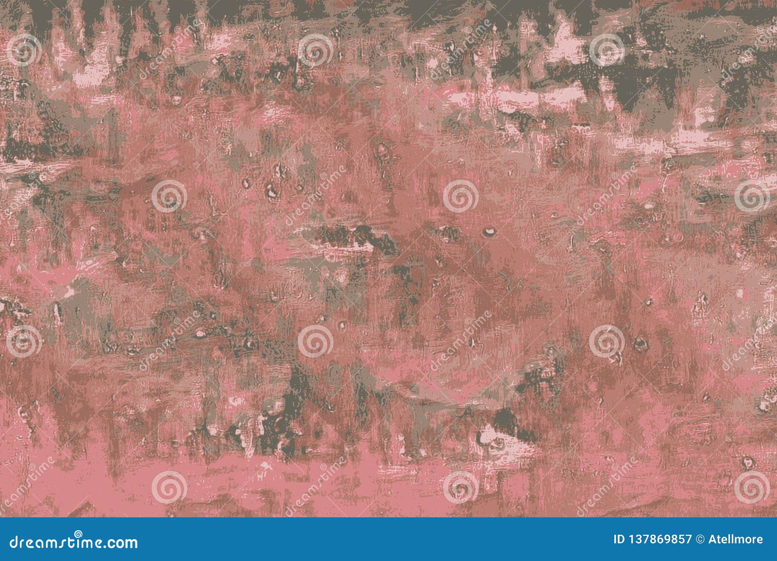 Red Pocked Texture of a Grey Surface with Scratched Marks Stock ...