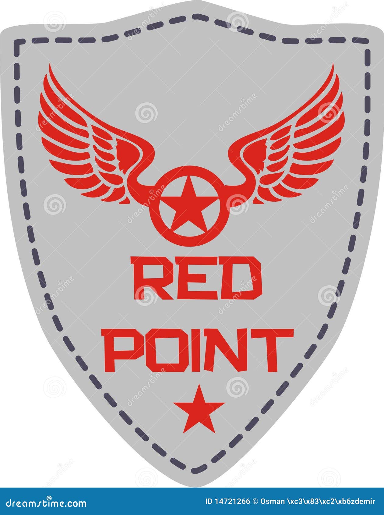 Red point stock vector. Illustration of arms, competition - 14721266