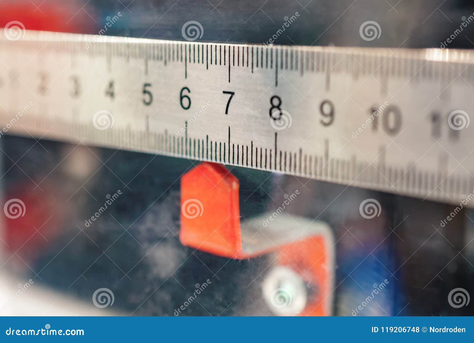 Red Pointer on the Background of a Linear Scale. Stock Photo - Image of ... Red Pointer on the Background of a Linear Scale. Stock Photo - Image of ...