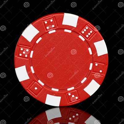 Red poker chip stock photo. Image of finance, gambling - 22682754
