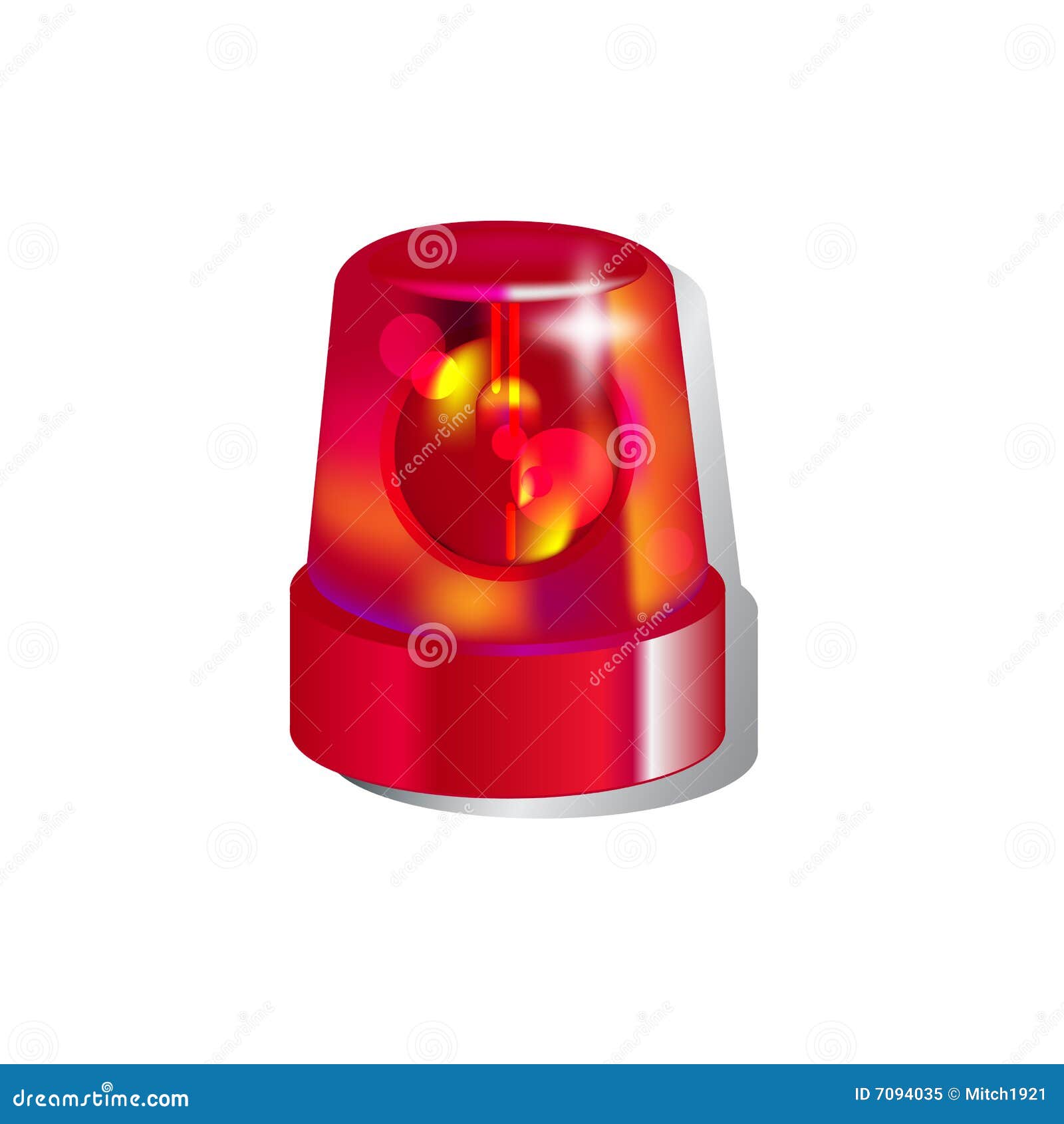 Police Car Light Siren In Night On Transparent. Patrol Cop Emergency ...