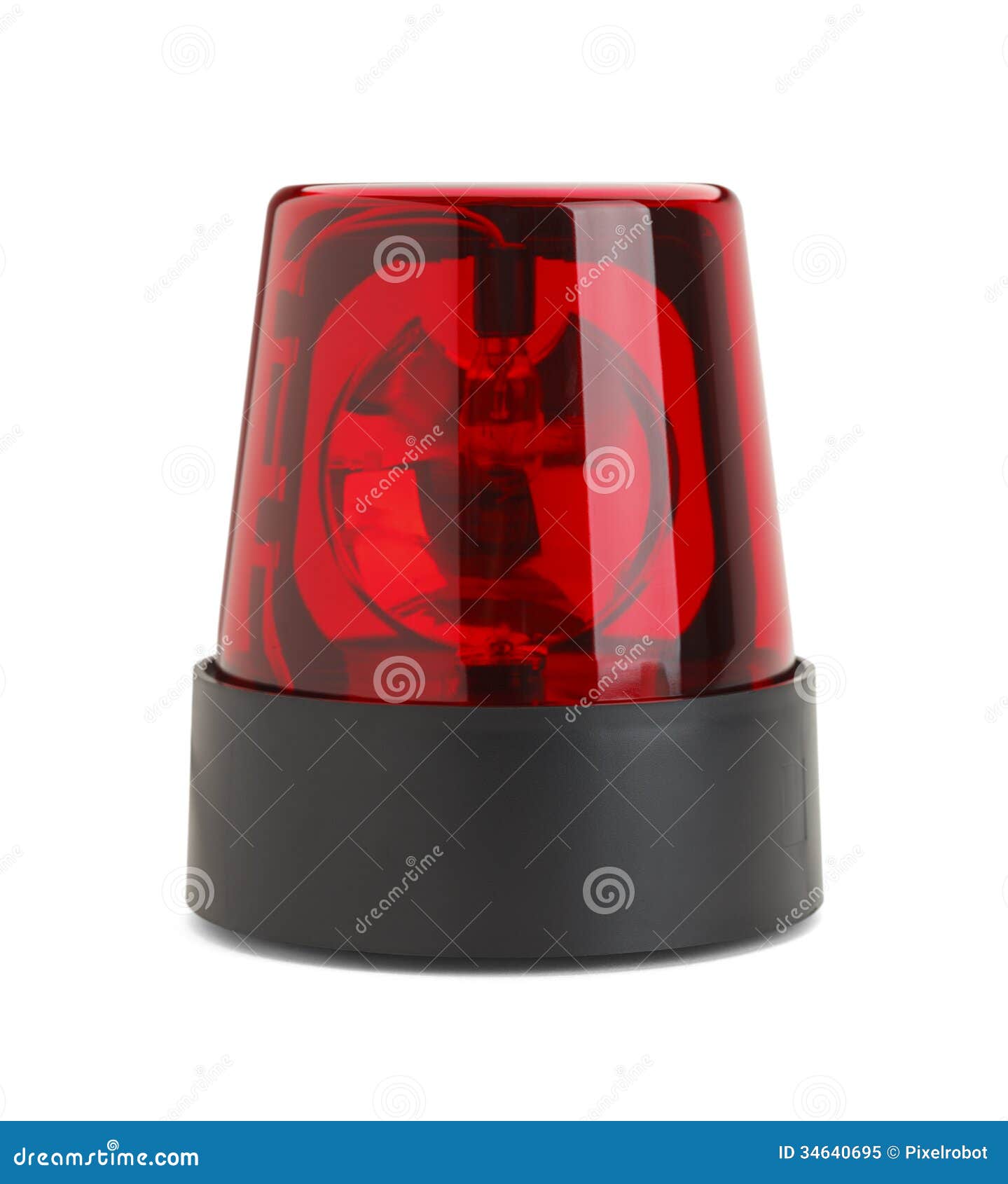 Red Police Light stock image. Image of technology, security - 34640695