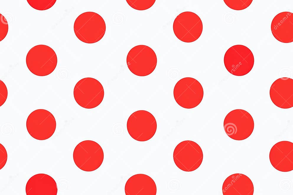 Red polka dot pattern stock illustration. Illustration of round - 346592555
