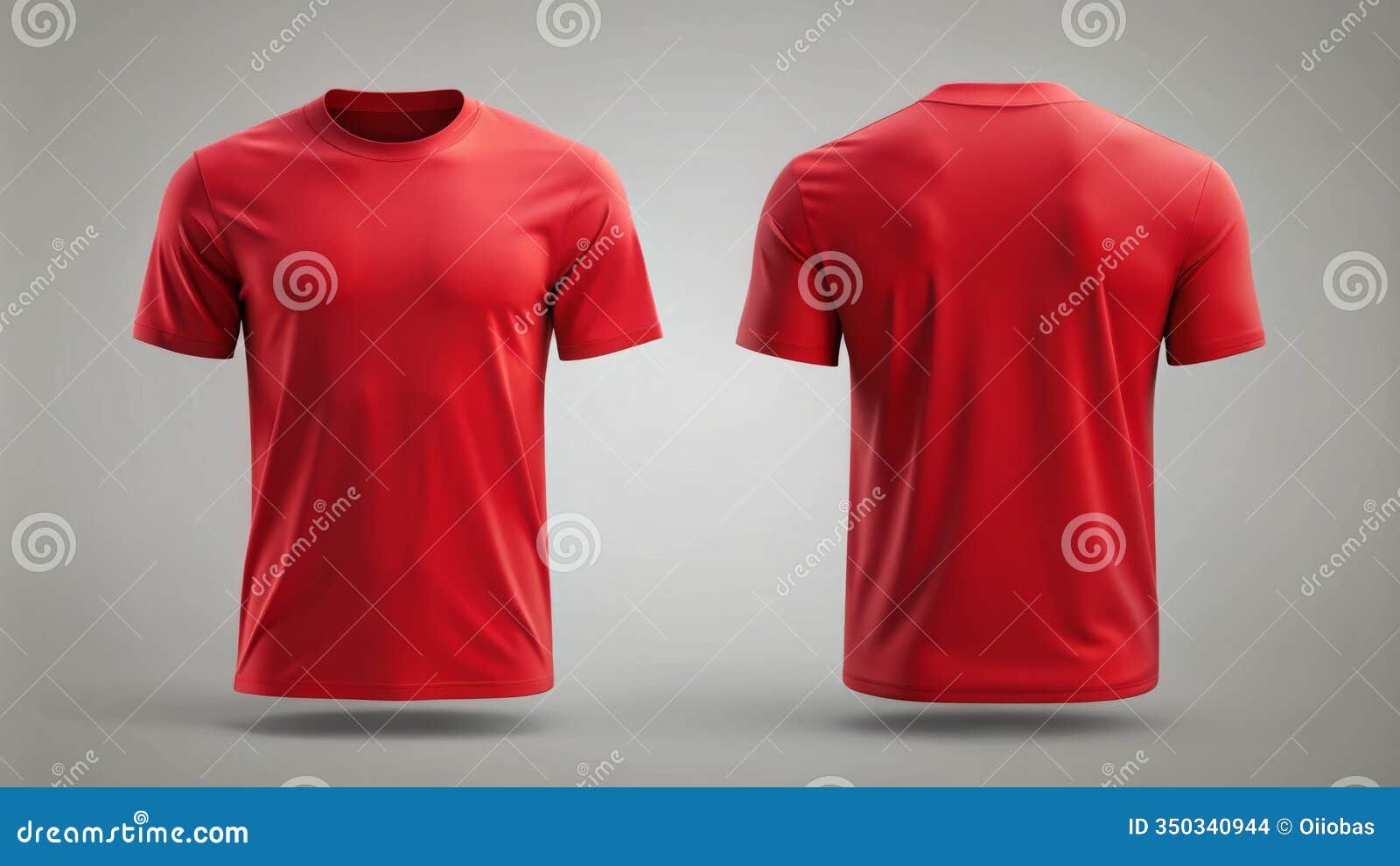 Red Polo Shirt Mockup Front and Back View Stock Illustration ...