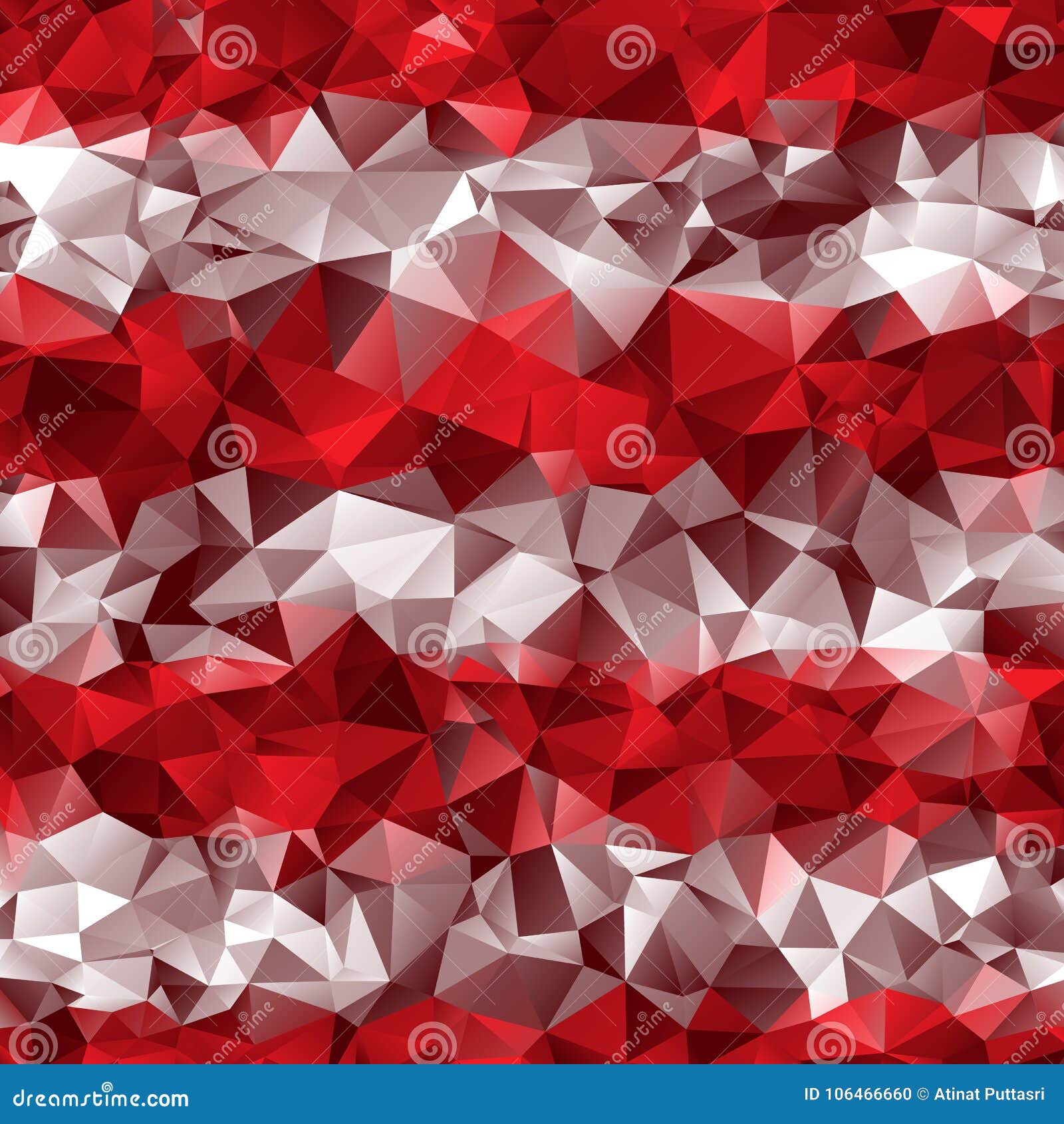 Red and Poly Abstract Background Stock Vector - Illustration of vector ...