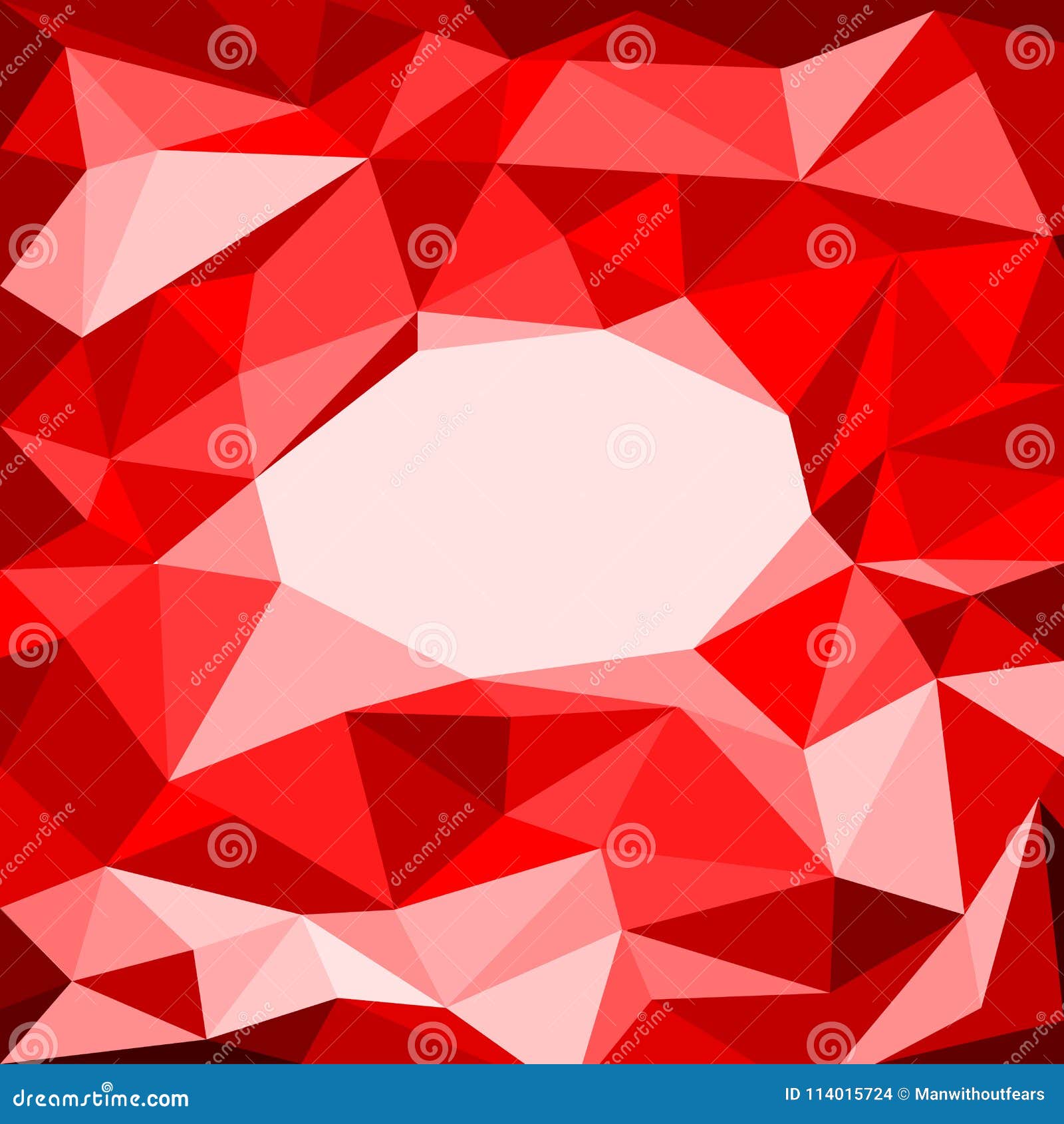 Red Polygon Background Mosaic Stock Vector - Illustration of modern ...