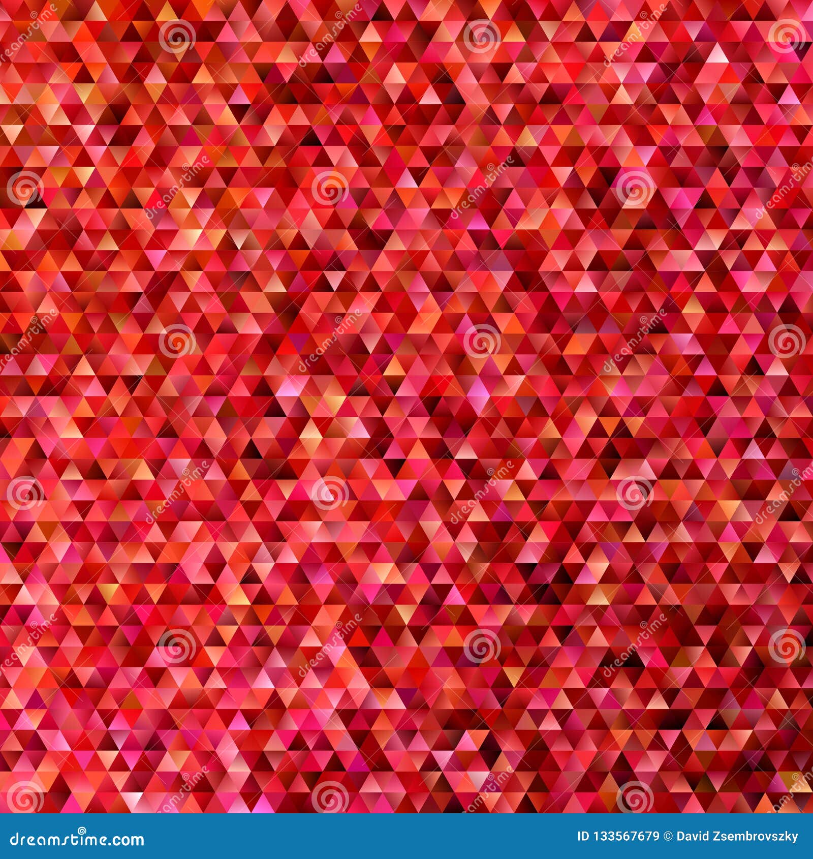 Red Polygonal Regular Triangle Tile Background - Gradient Vector Design ...