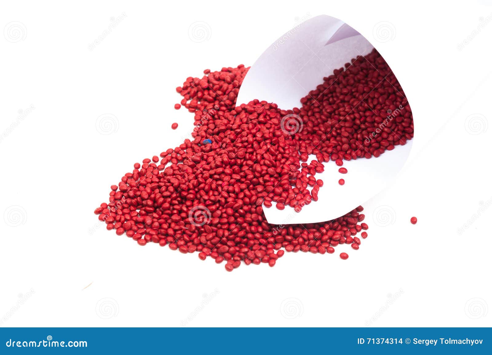 Red polymer balls stock photo. Image of injection, analysis - 71374314