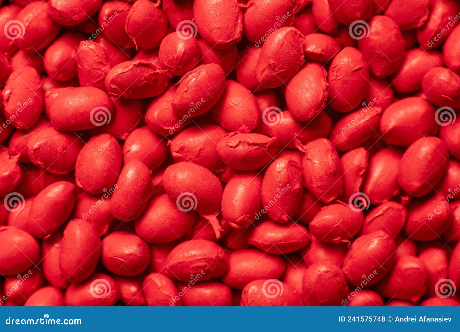 Red Polymer Dye in Granules, Background Texture Stock Photo - Image of ...