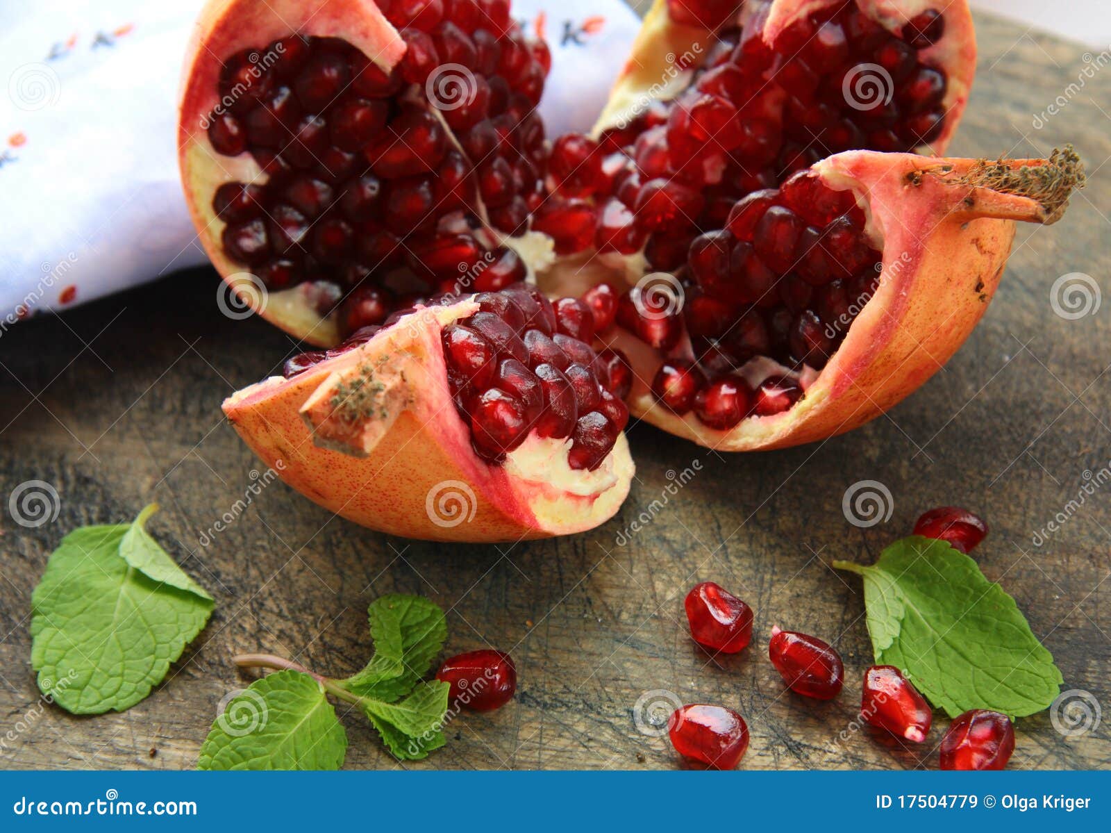 Red pomegranate fruit stock image. Image of nature, sweet - 17504779