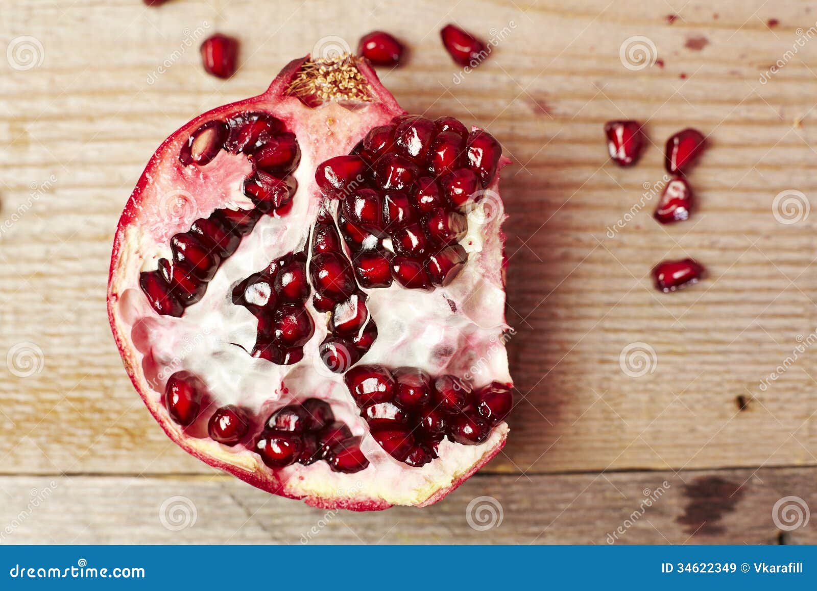 Red pomegranate fruit stock image. Image of ripe, vegetarian - 34622349