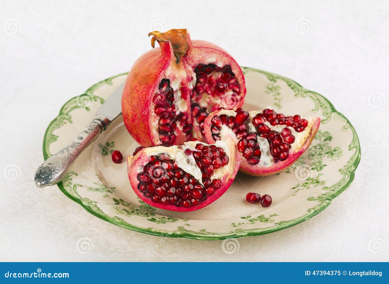 Red pomegranate stock image. Image of antioxidant, punica - 47394375