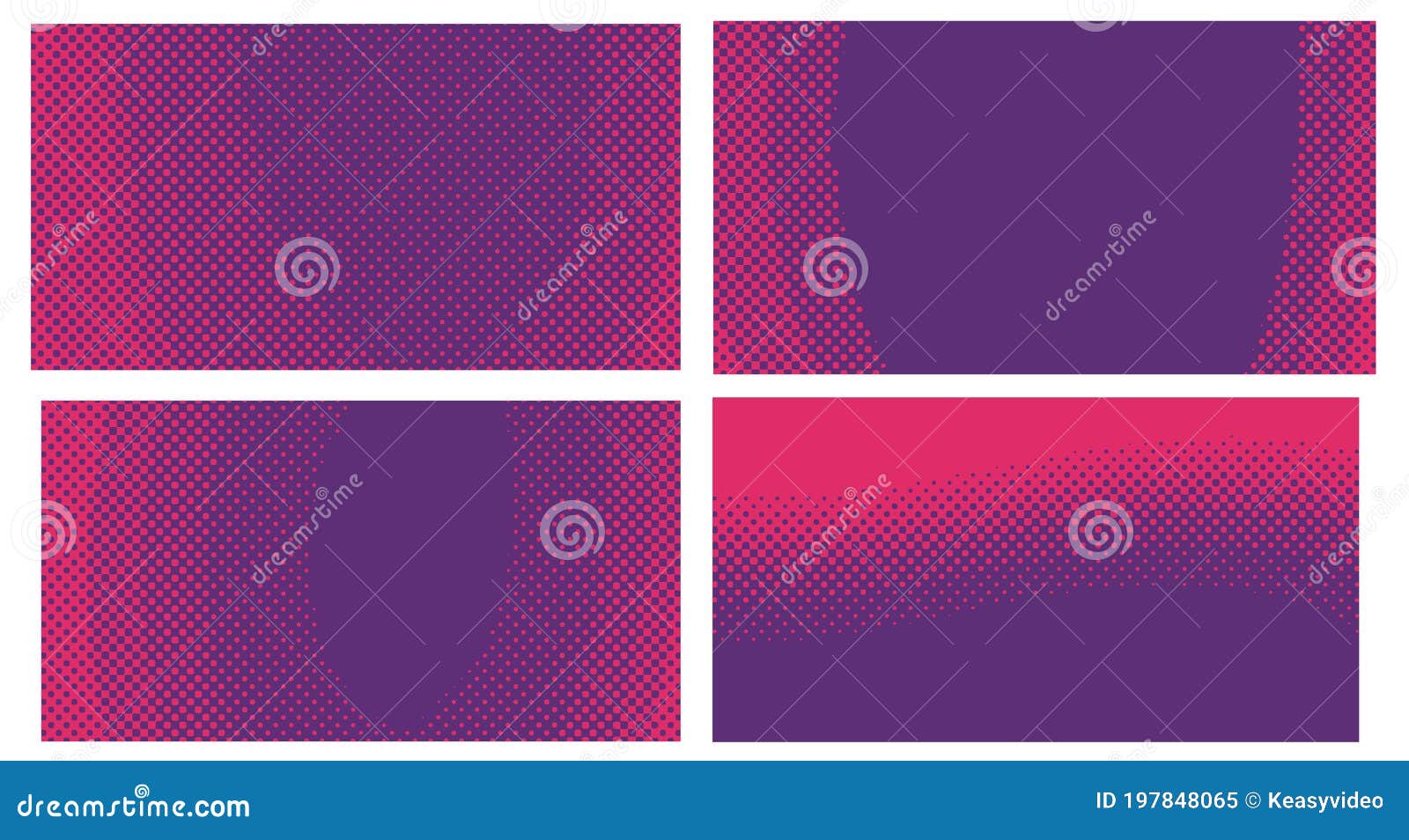Red Pop Art Background with Dots. Abstract Creative Vector Style Comics ...
