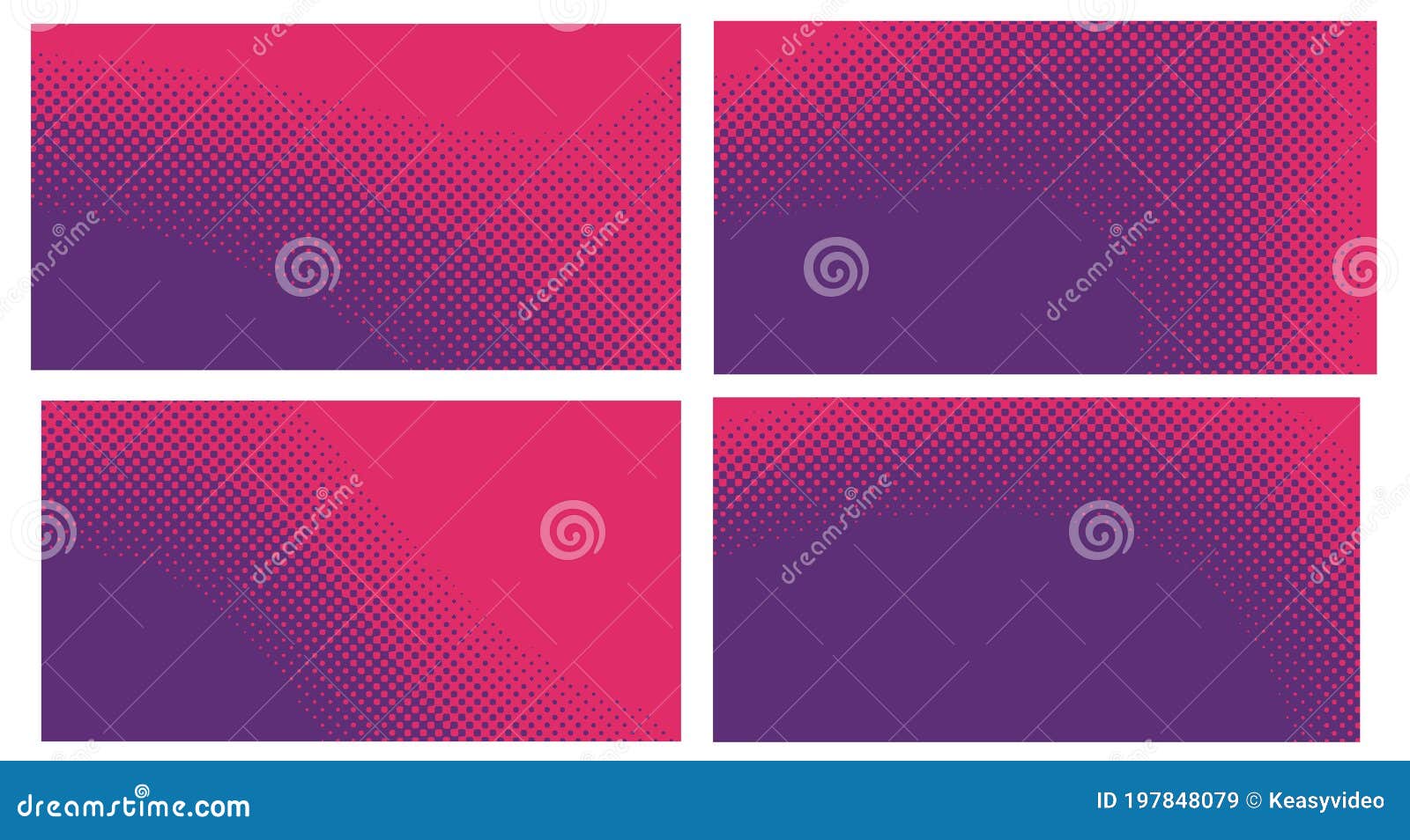 Red Pop Art Background with Dots. Abstract Creative Vector Style Comics ...