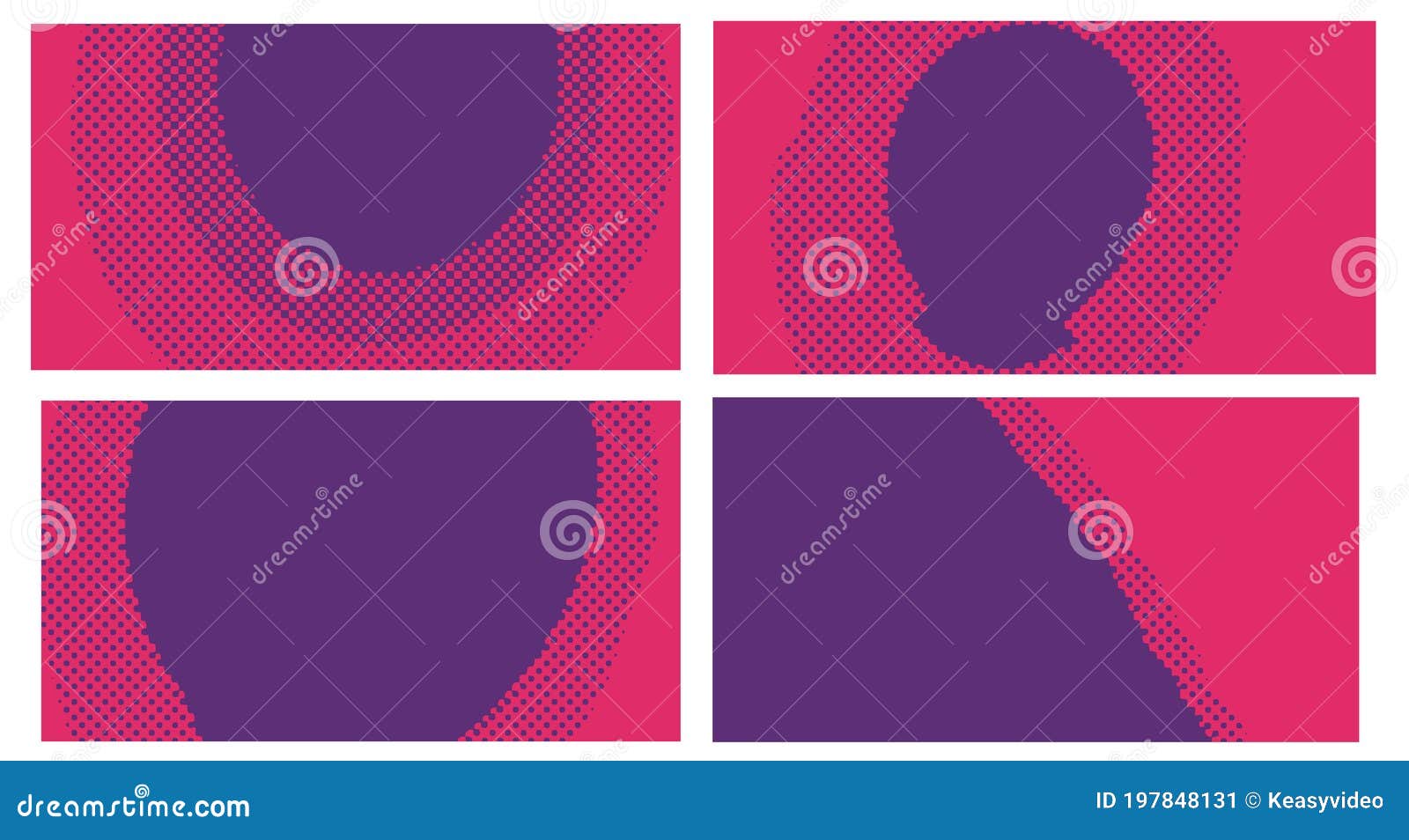 Red Pop Art Background with Dots. Abstract Creative Vector Style Comics ...