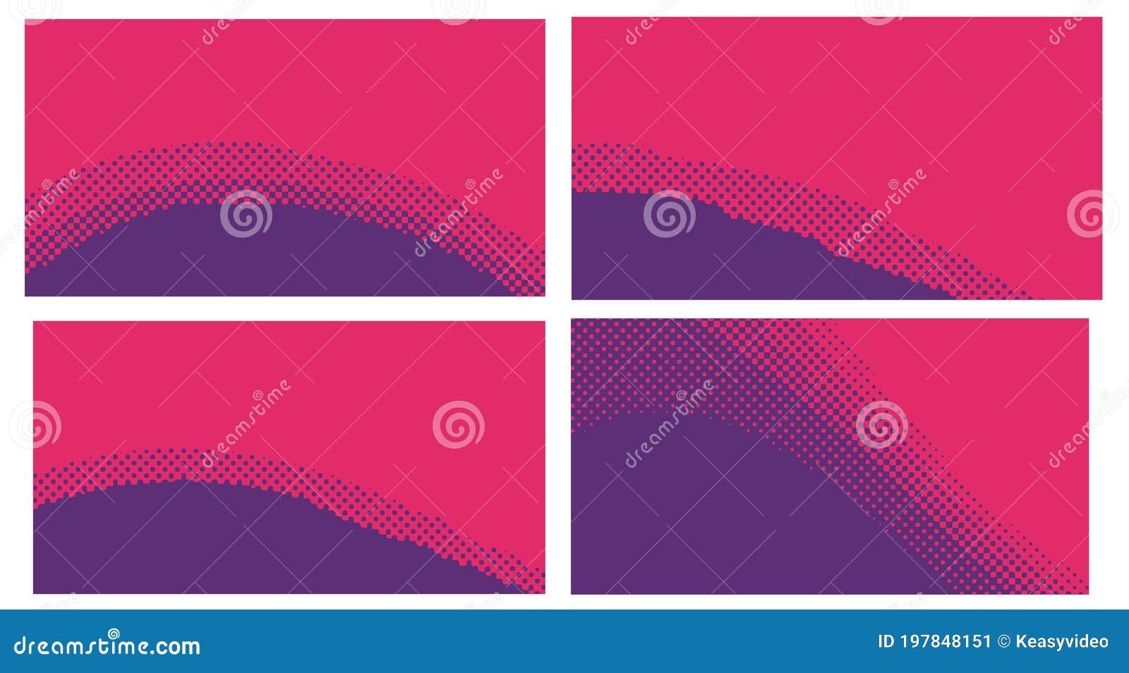 Red Pop Art Background with Dots. Abstract Creative Vector Style Comics ...
