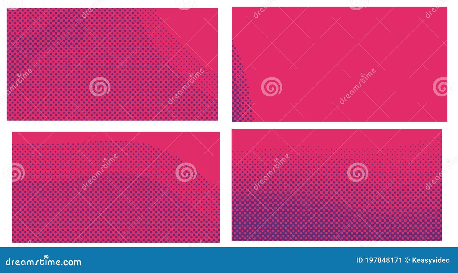 Red Pop Art Background with Dots. Abstract Creative Vector Style Comics ...