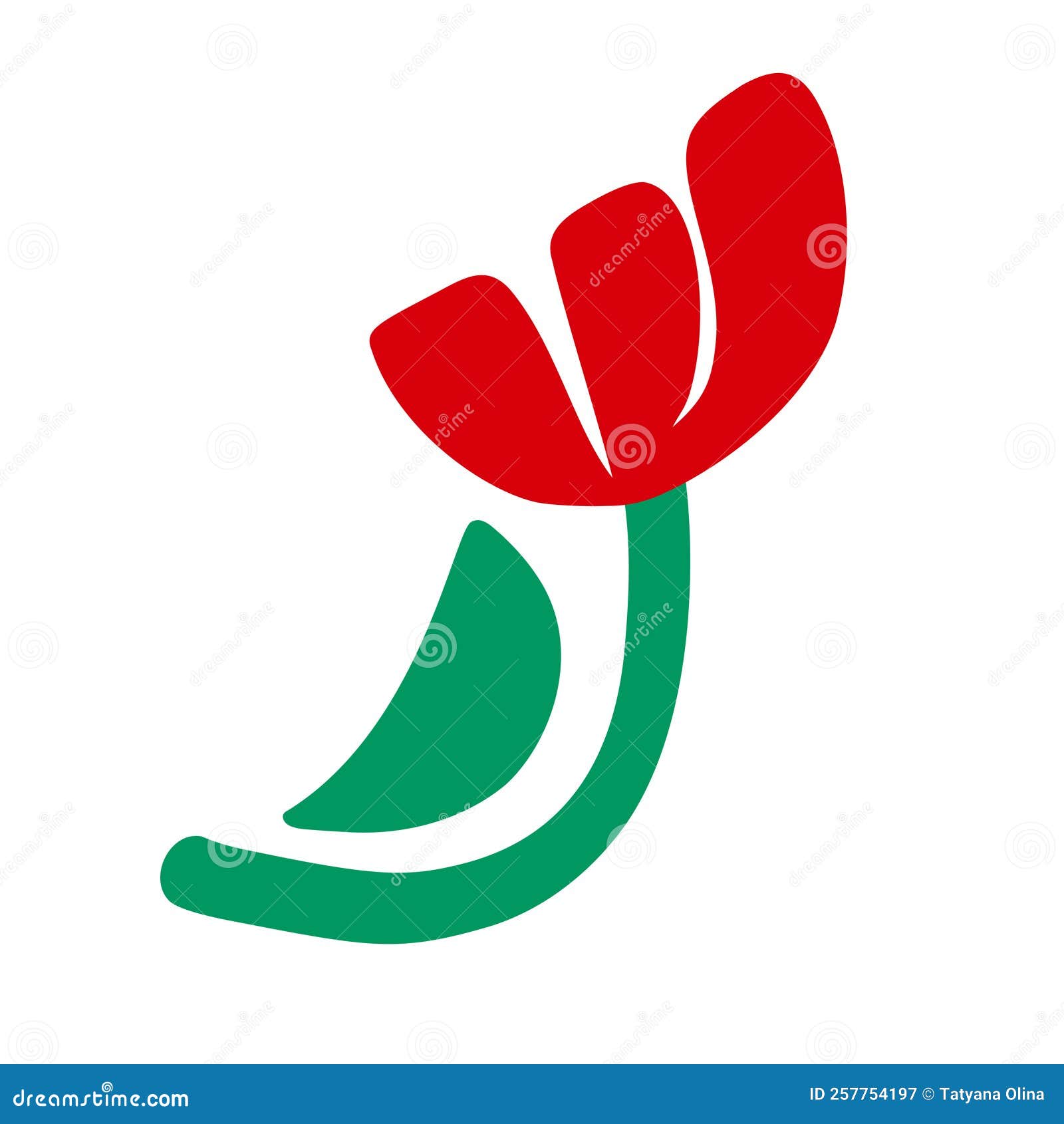 Red Poppy Flower. Vector Illustration Stock Vector - Illustration of ...