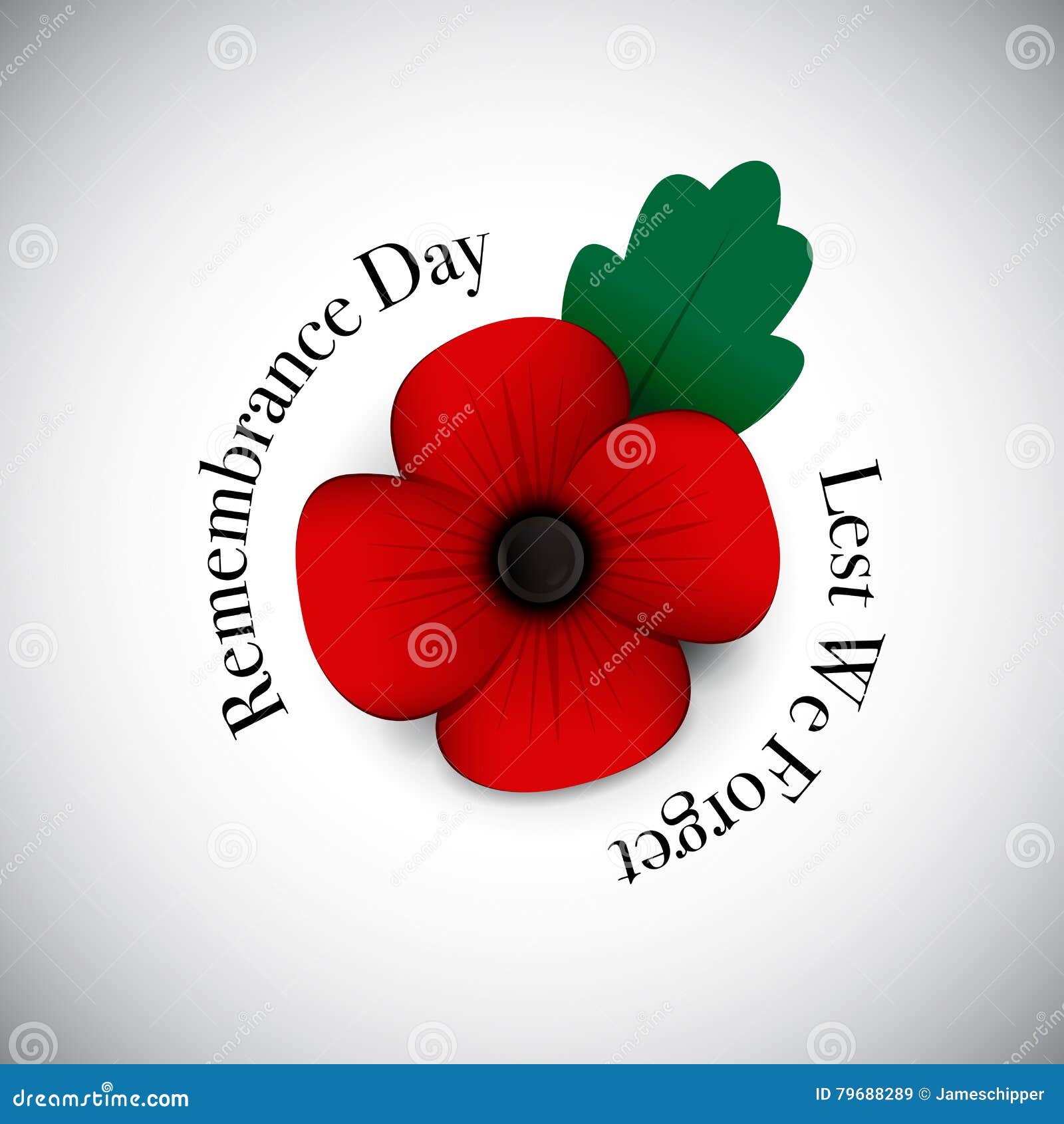 Red Poppy Remembrance Icon Vector Illustration | CartoonDealer.com ...