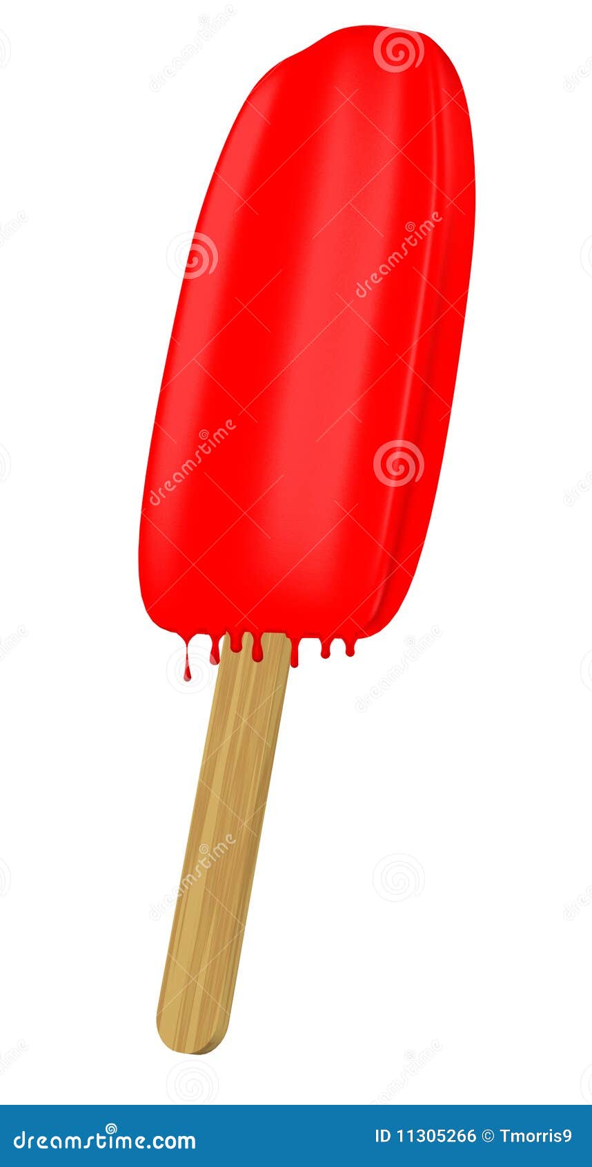 Red Popsicle stock illustration. Illustration of taste - 11305266