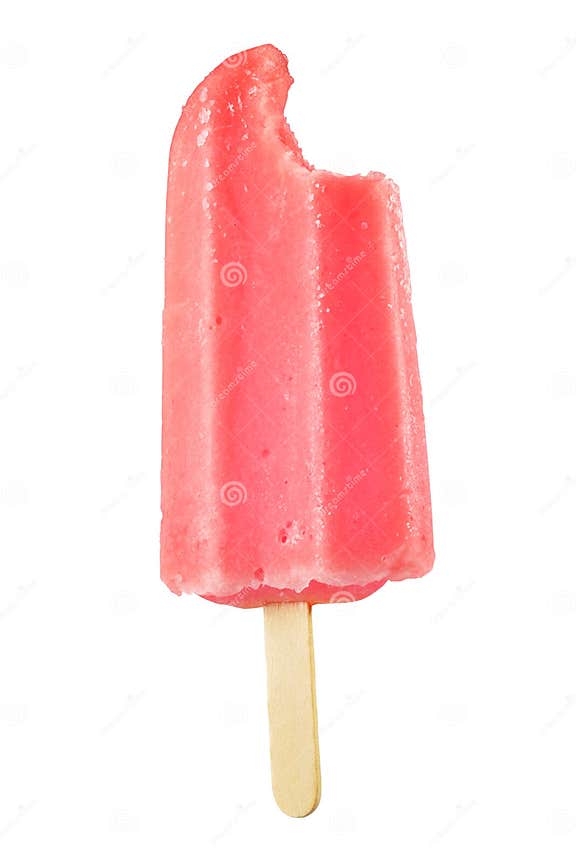 Red popsicle isolated stock image. Image of summer, cream - 90246135