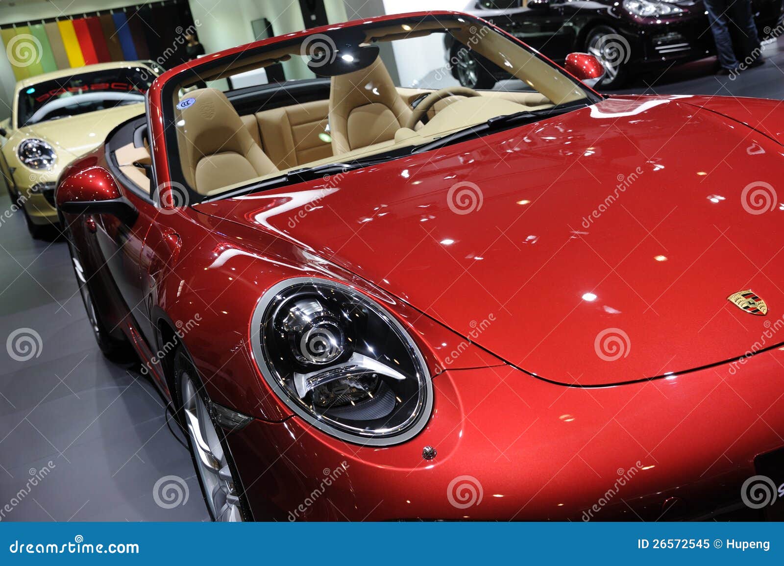 Red Porsche editorial image. Image of brand, engines - 26572545