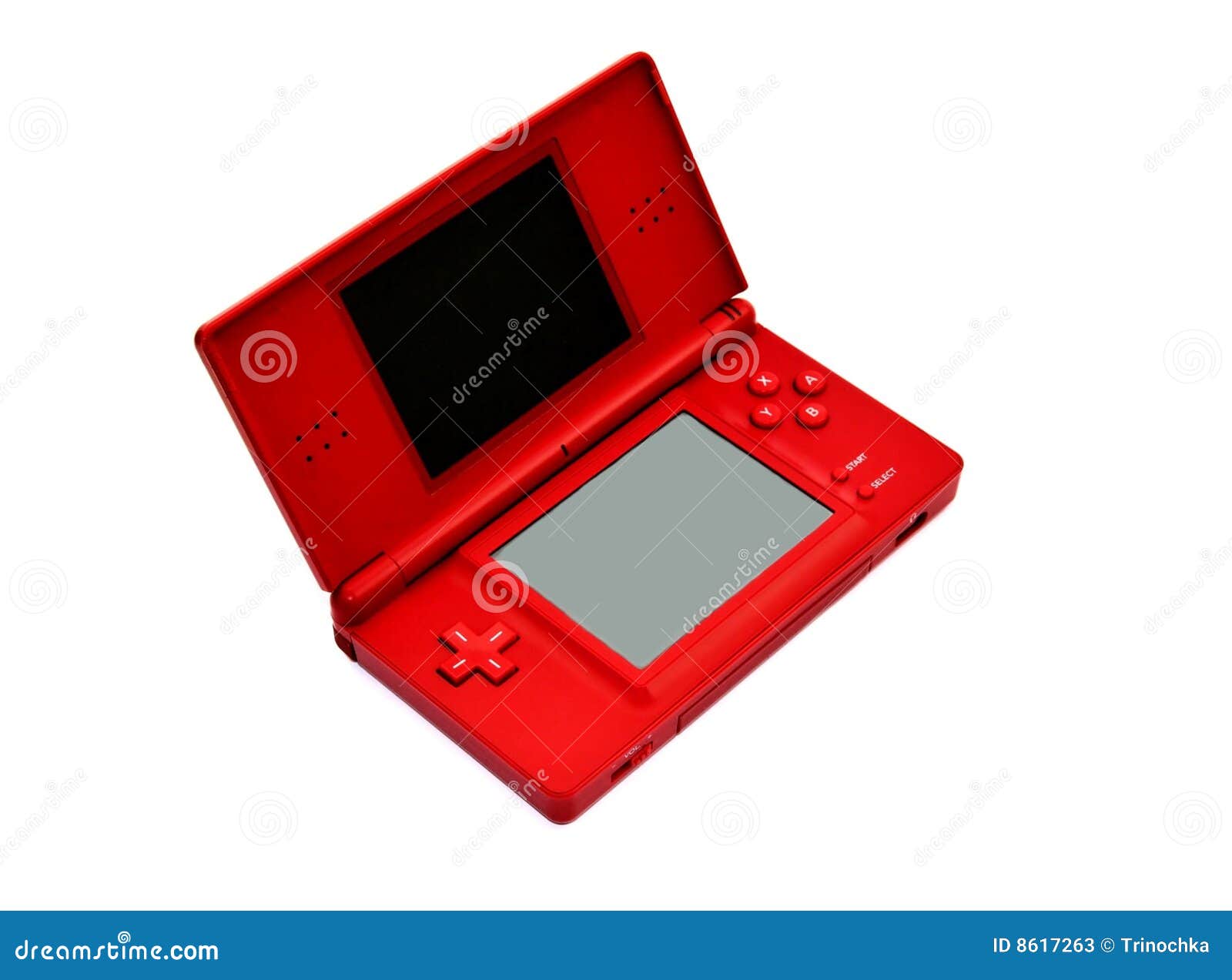 Red portable video-game stock image. Image of portable - 8617263